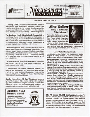 "Insights- Feb. 2, 1998" by University Relations Staff